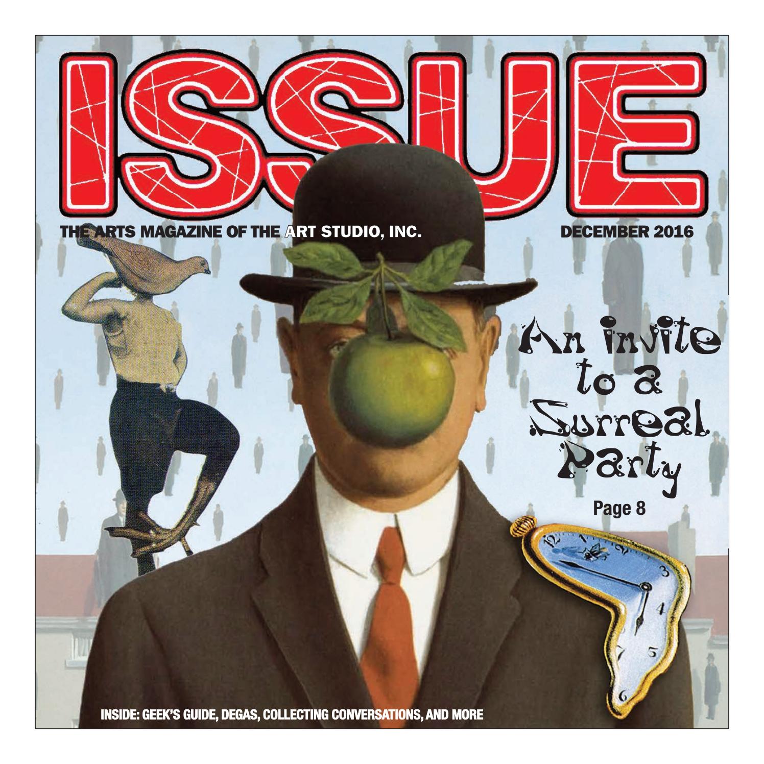 ISSUE December 2016 by The Art Studio, Inc. - Issuu