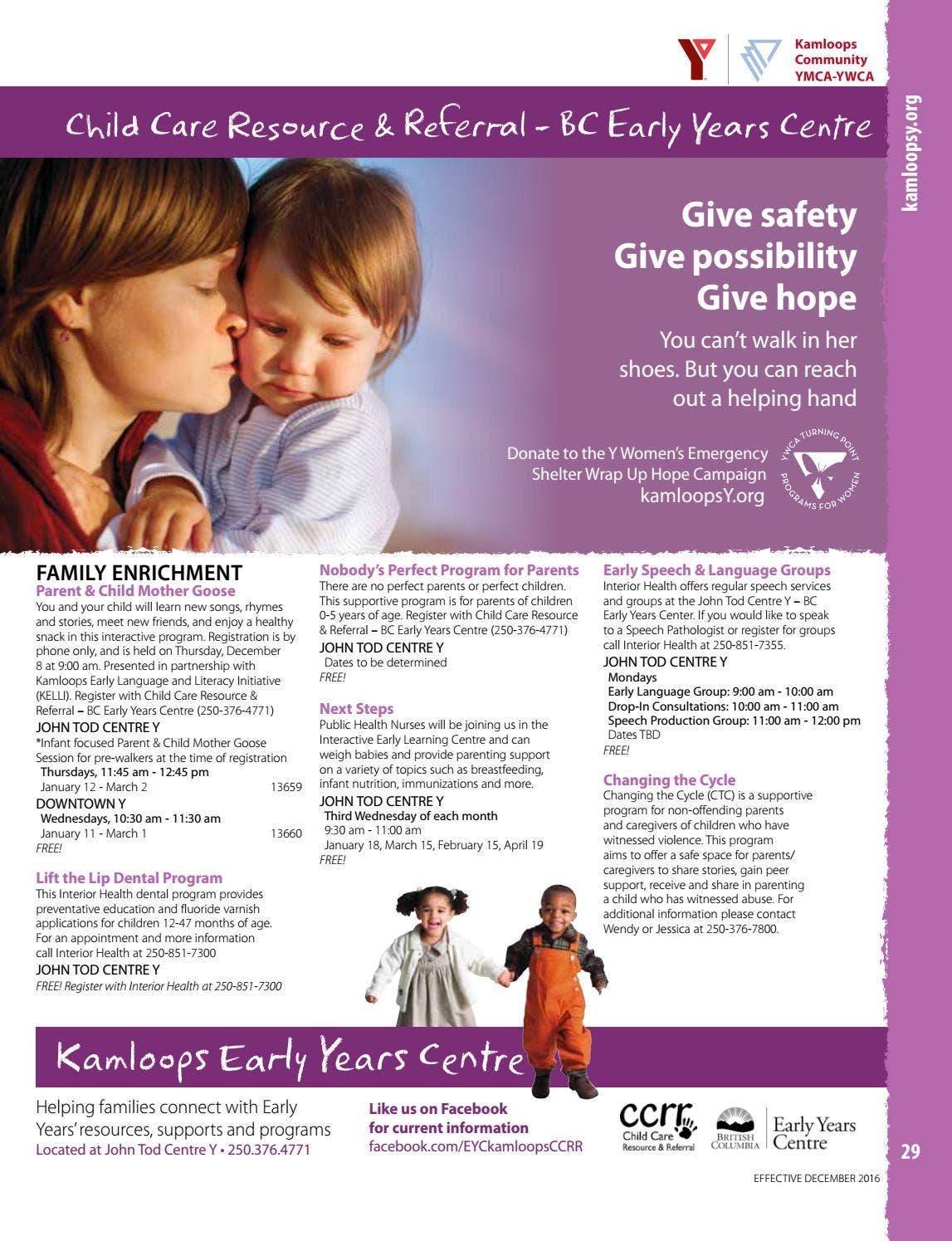 YMCA - Winter 2017 Program Guide by KamloopsThisWeek - Issuu