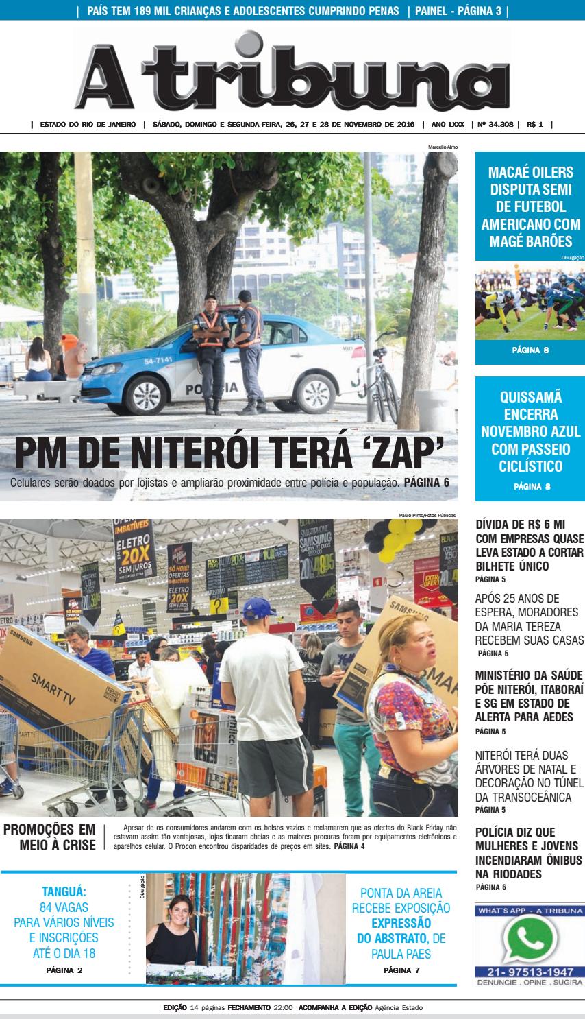 A tribuna, 26, 27 e 28 de novembro de 2016 by a tribuna - Issuu