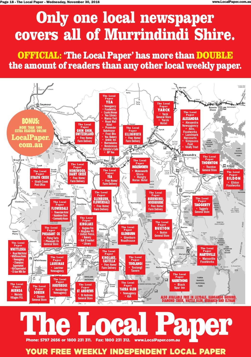 The Local Paper. Distribution Map by Ash Long - Issuu