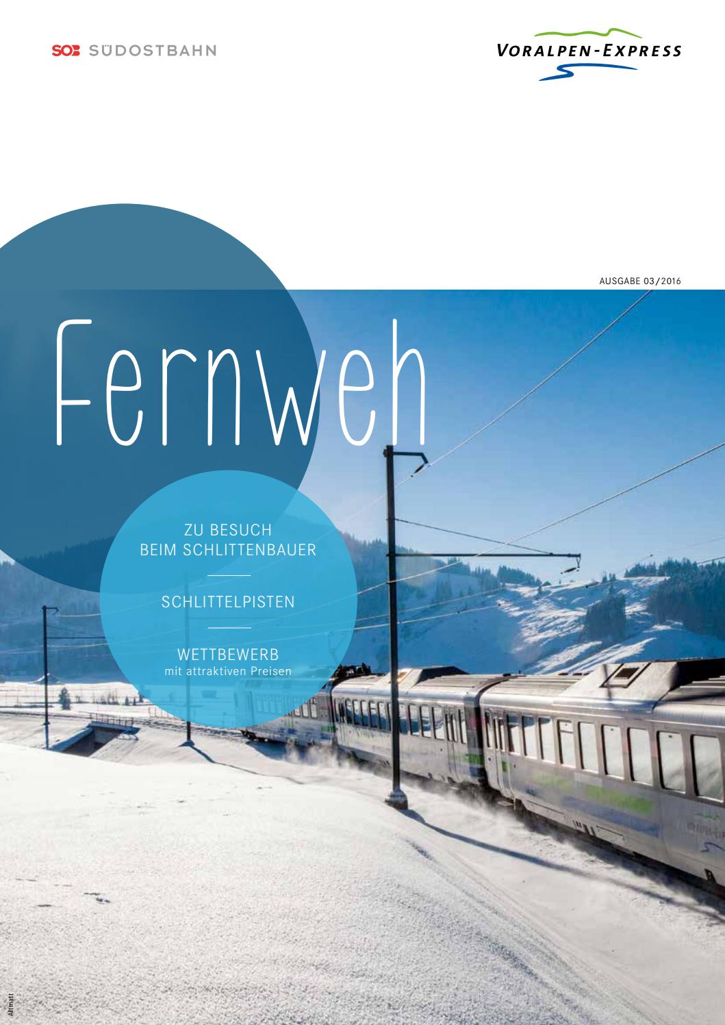Fernweh Winter 2016/2017 by Schweizerische Südostbahn AG - Issuu