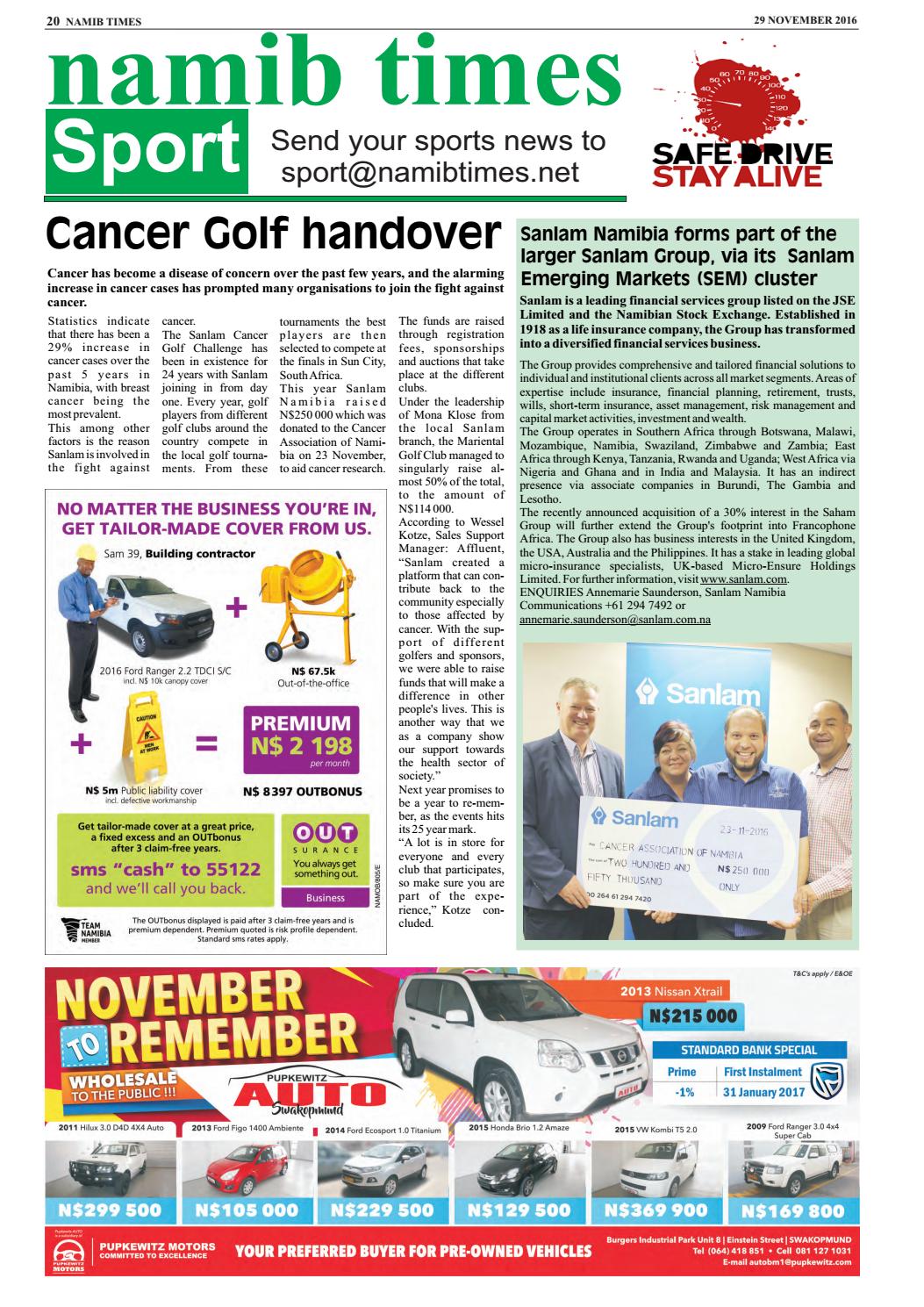 29 november namib times e edition by Namib Times Virtual - Issuu