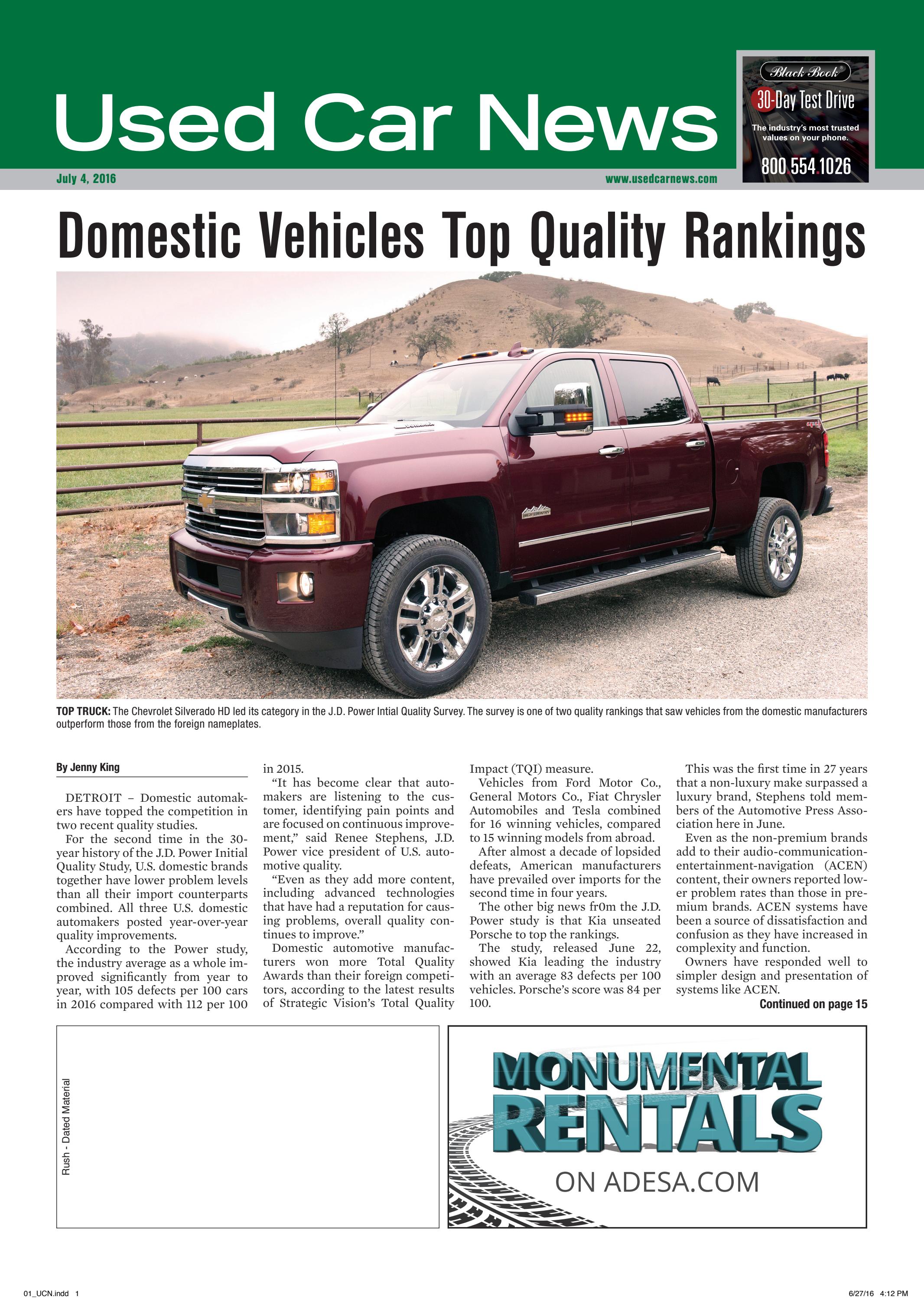 Used Car News 7/4/16 by General Media LLC - Issuu
