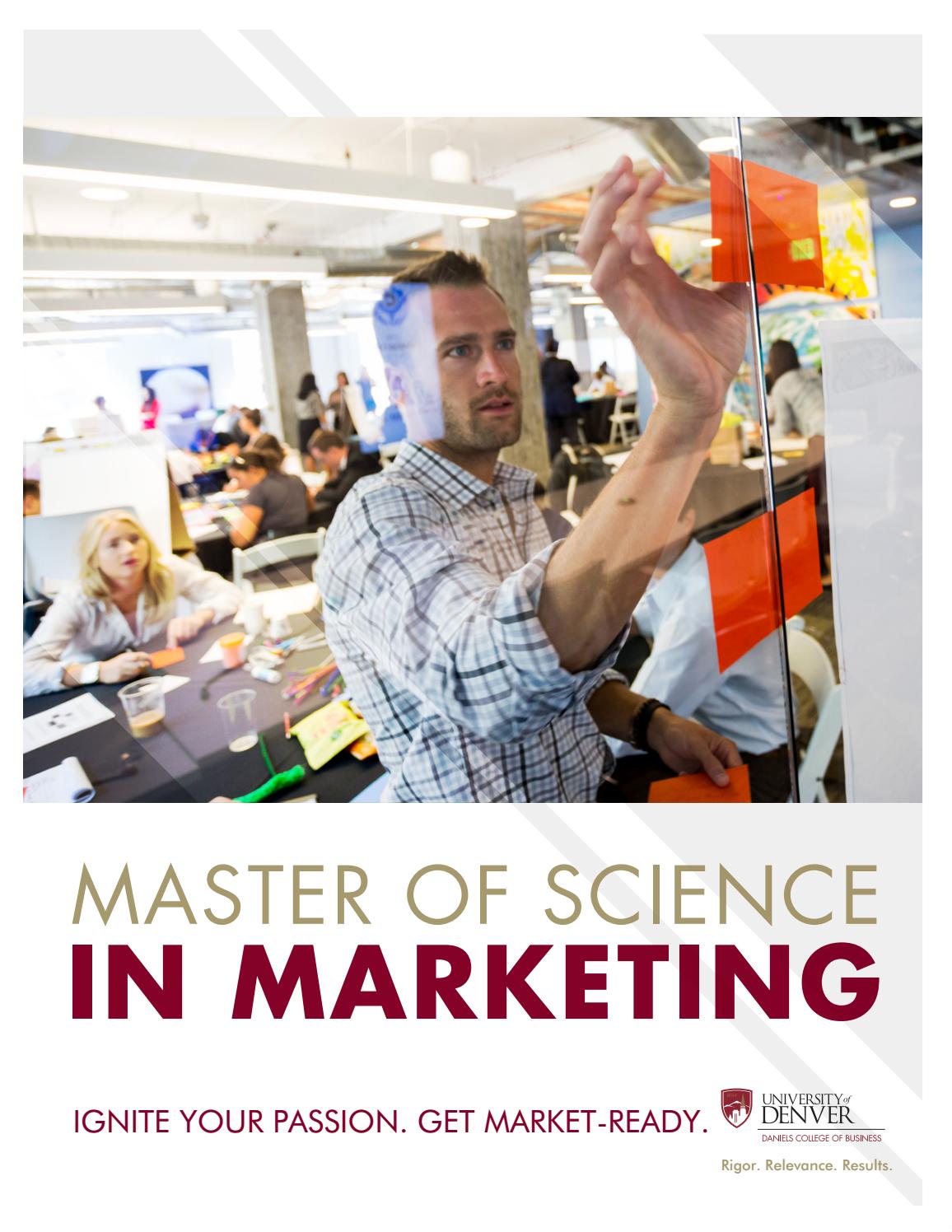 MS Marketing Brochure by Daniels College of Business - Issuu