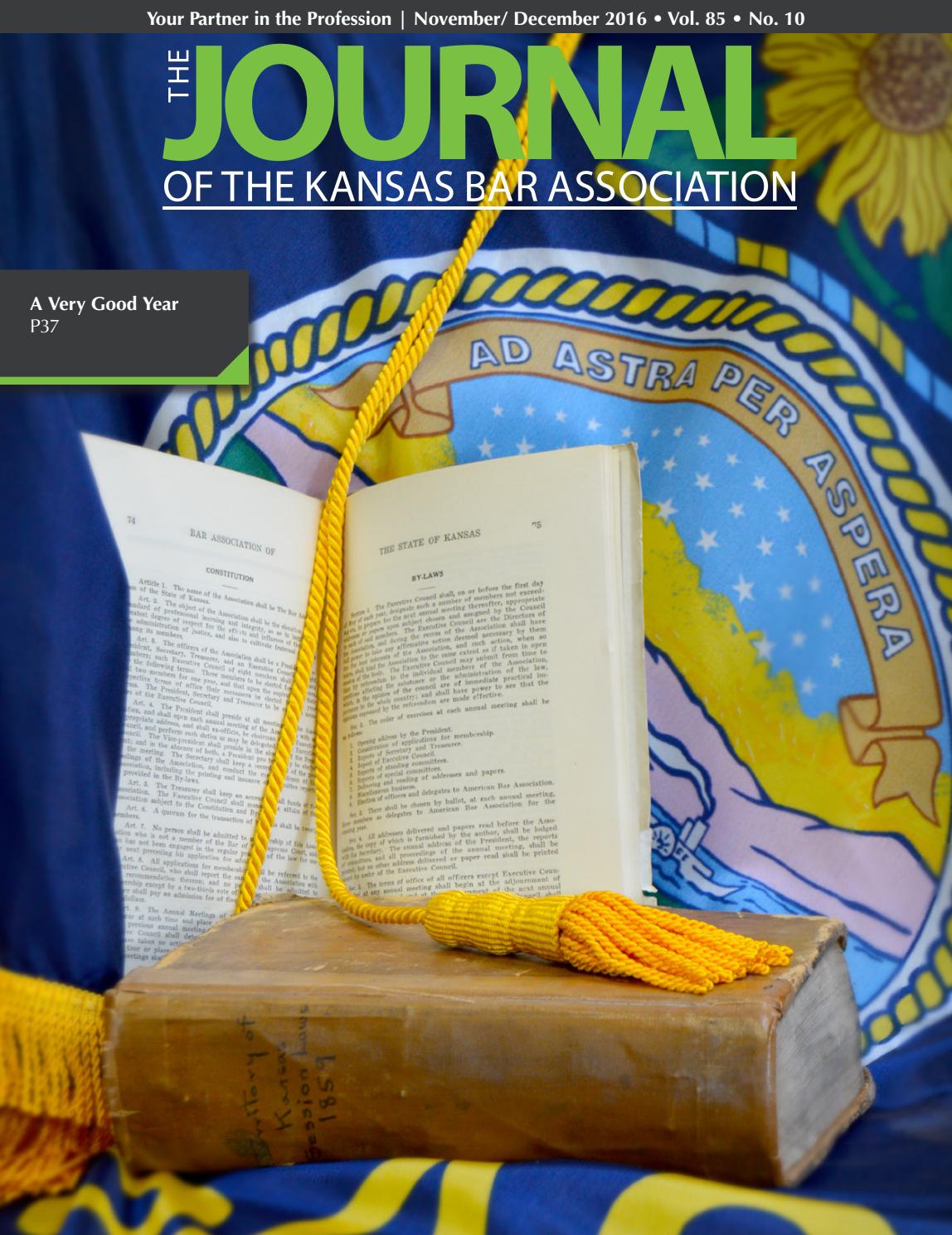 November/December 2016 Journal by Kansas Bar Association - Issuu