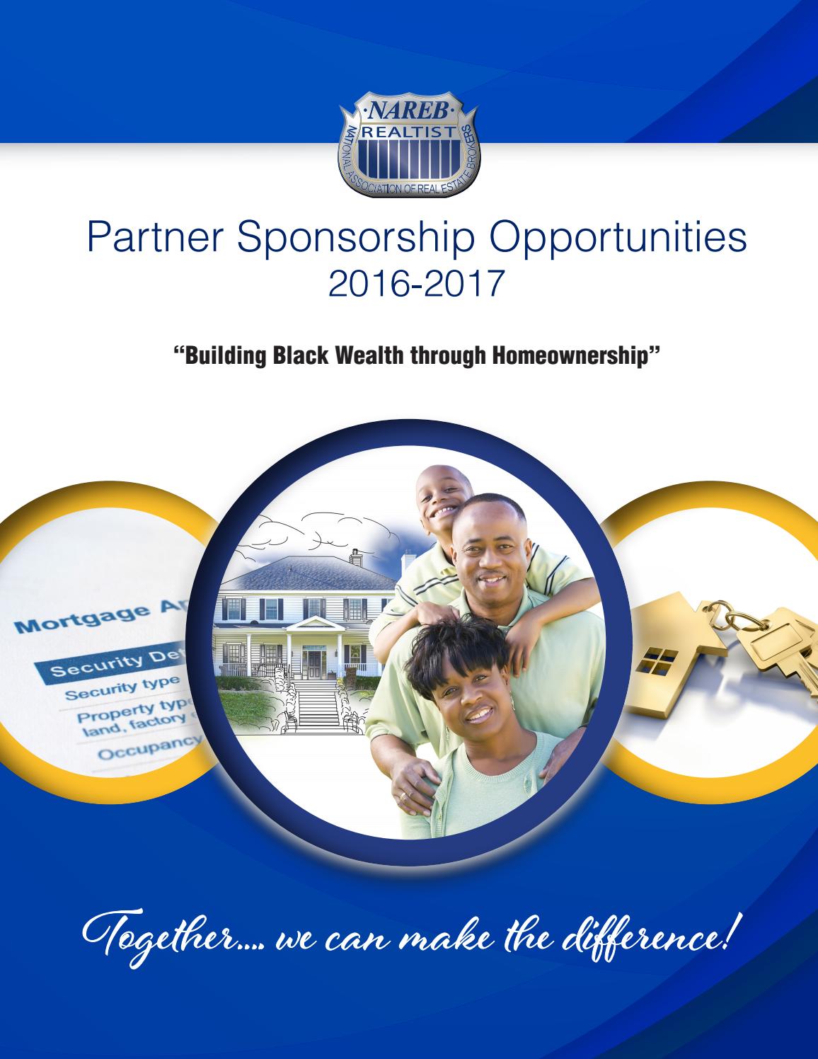 NAREB 2017 sponsorship packet by National Association of Real Estate ...