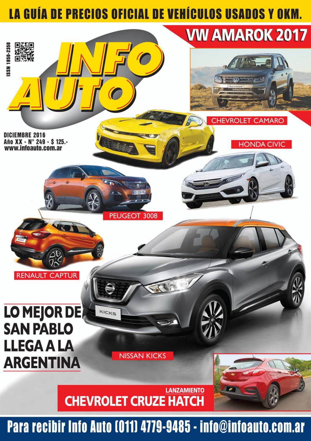 Info auto Diciembre 2016 -Nº249 by Info Auto Argentina - Issuu