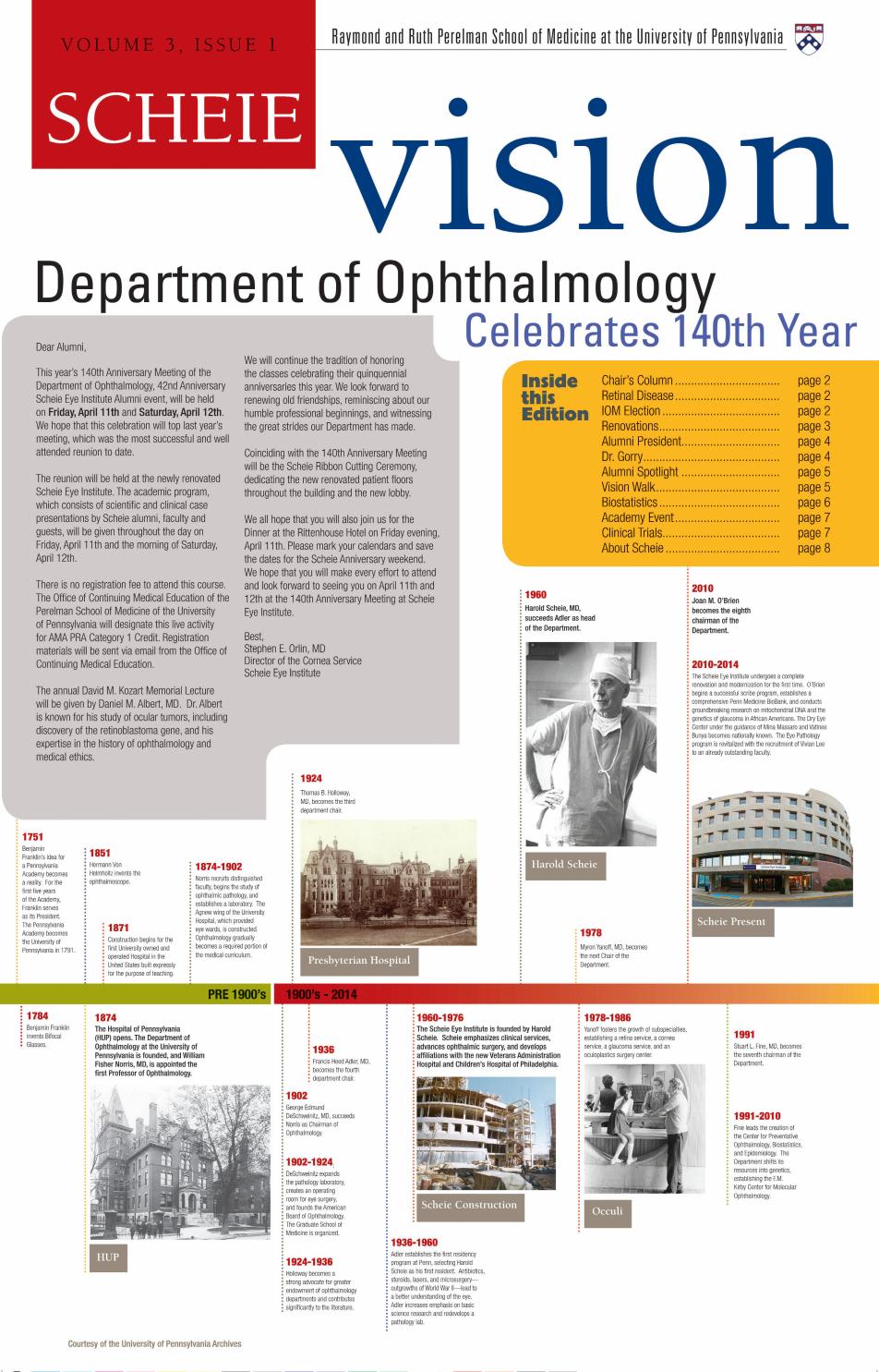 Winter 2014 Newsletter - Scheie Eye Institute by Rebecca Salowe - Issuu