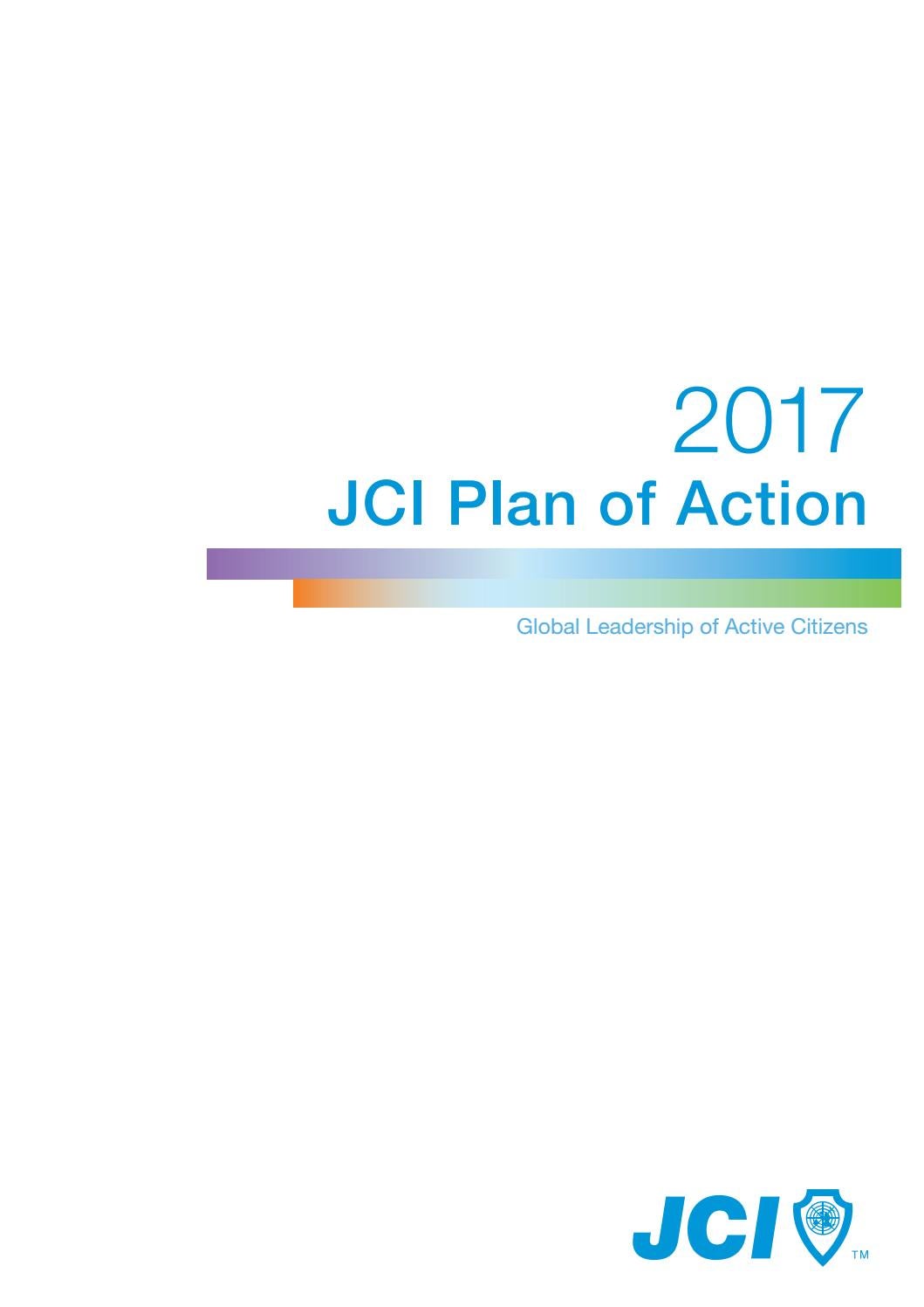 2017 JCI Plan of Action by Junior Chamber International - Issuu