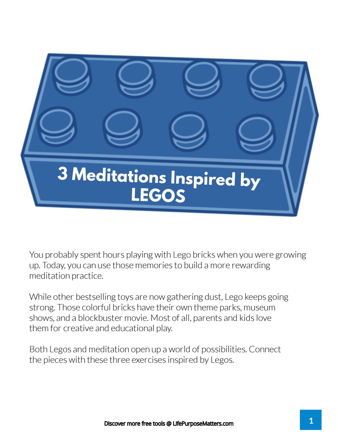 3 meditations inspired by legos by Remi Badozi - Issuu