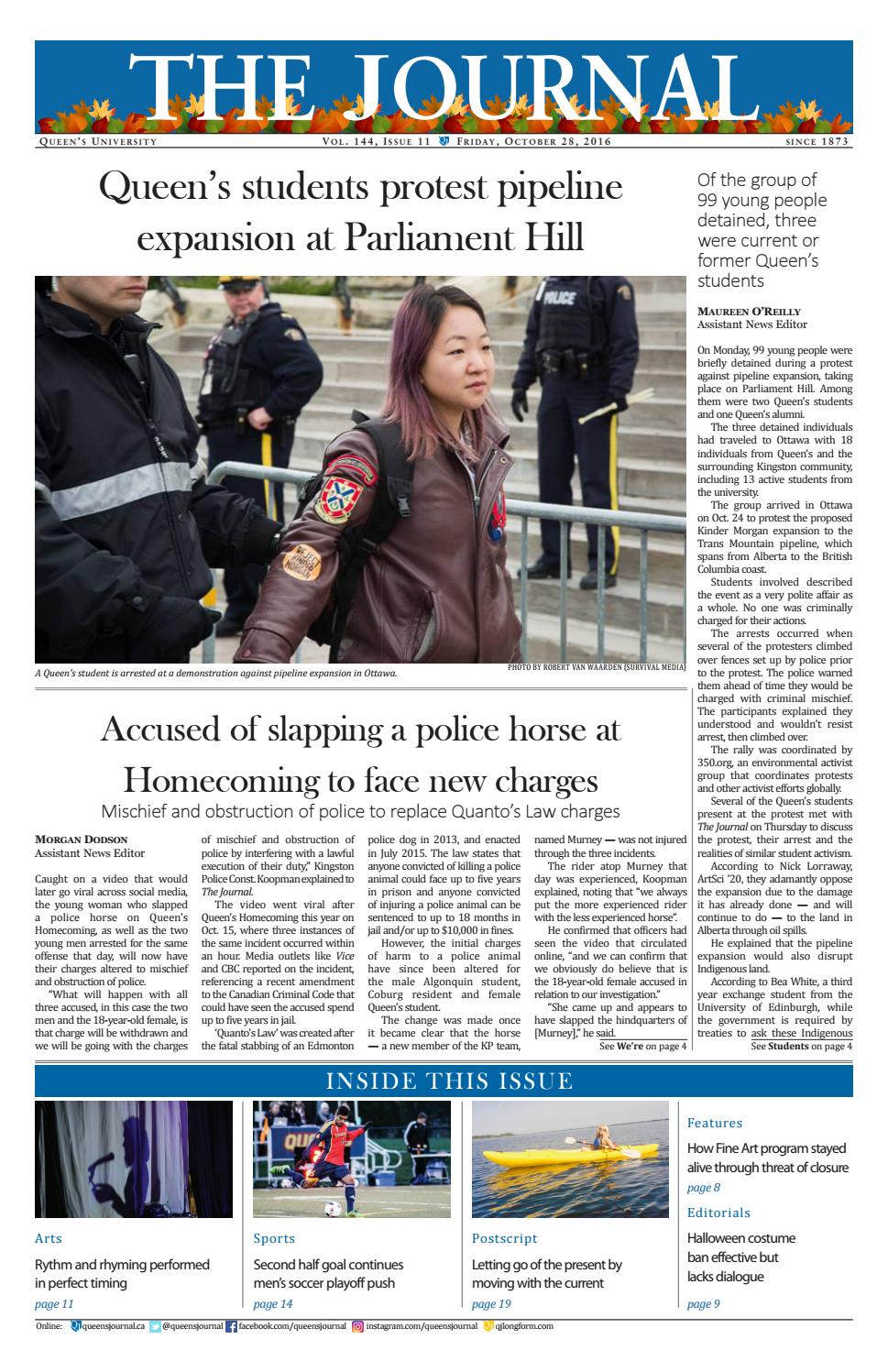 The Queen's Journal, Volume 144, Issue 11 by The Queen's Journal - Issuu