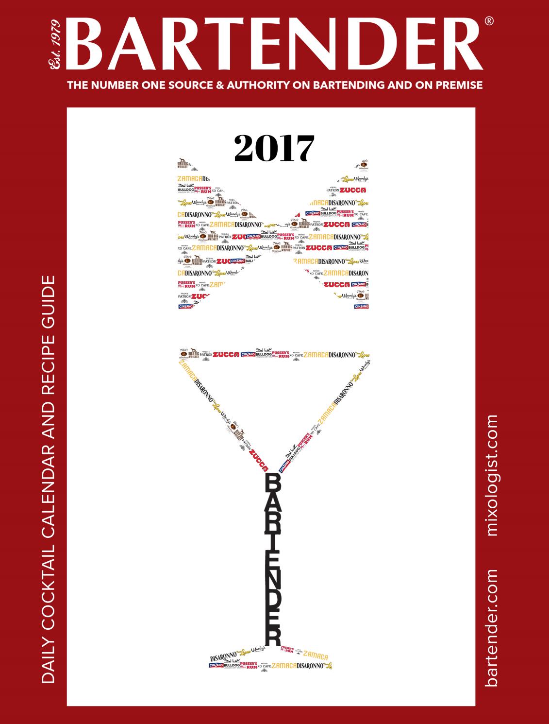 BARTENDER Calendar 2017 by Foley Publishing Corporation - Issuu
