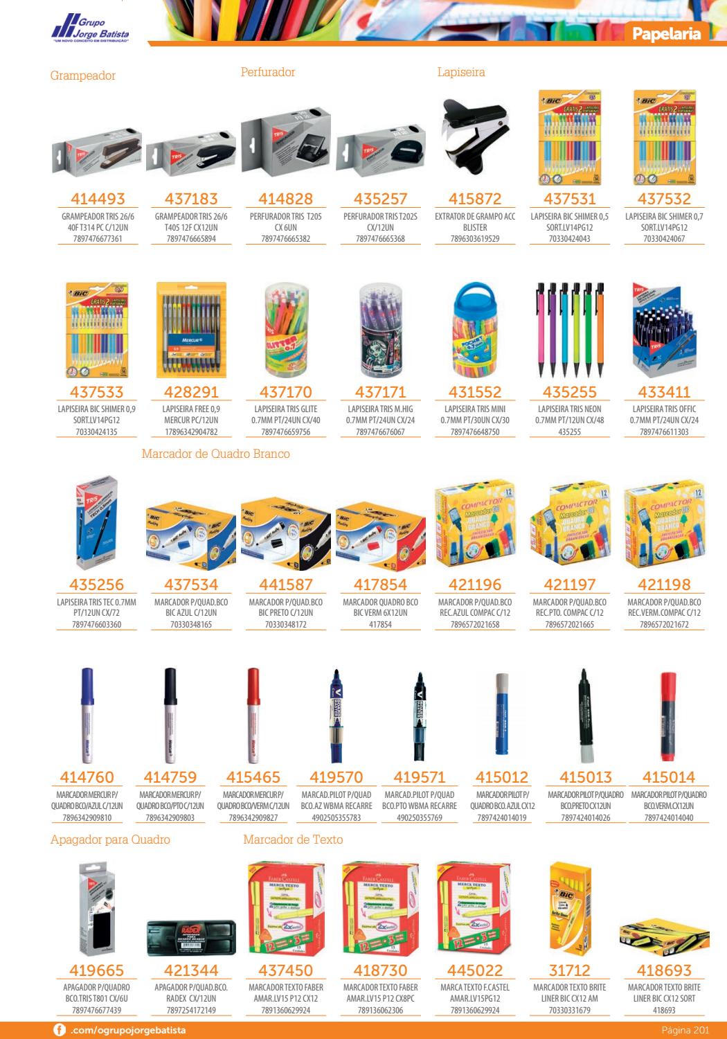 Catálogo de Produtos Jorge Batista by Newbasca - Issuu
