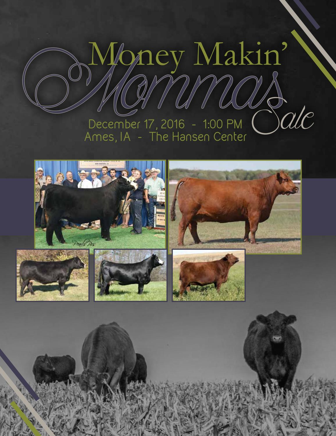 2016 Money Makin' Mommas Sale by LivestockDirect - Issuu