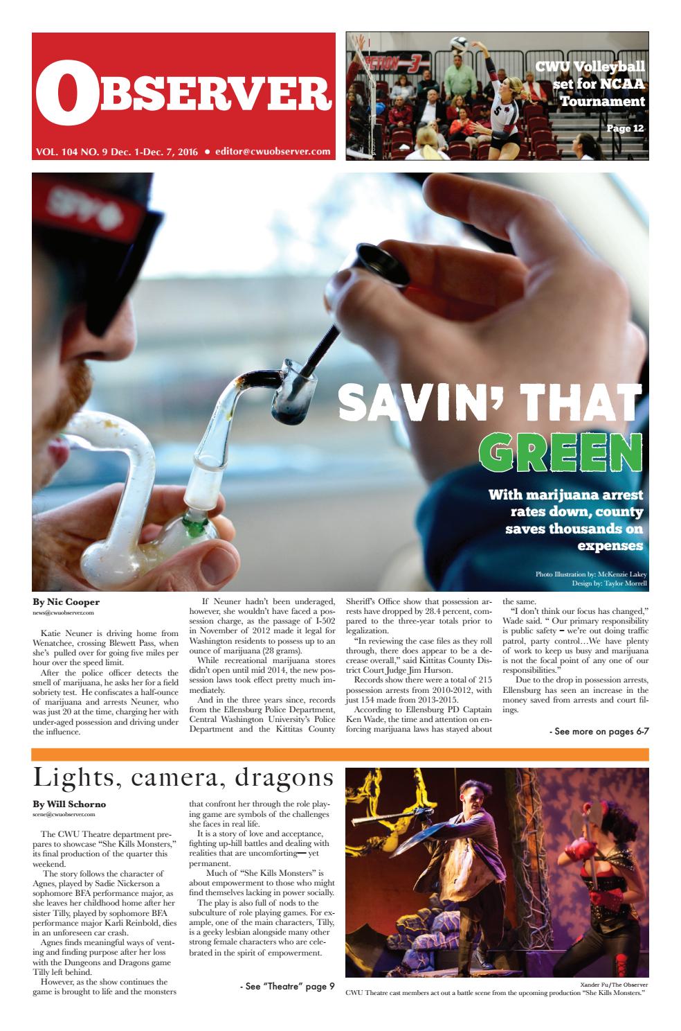 Observer Fall 2016, Issue 9 by CWU Observer - Issuu