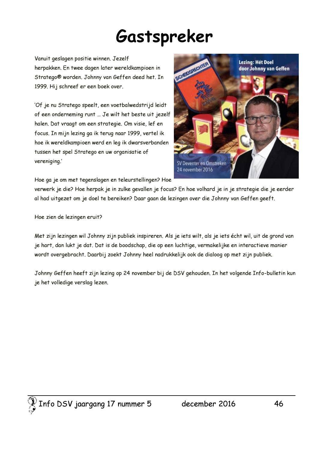 Infobulletin December 2016 by Rudie Boone - Issuu