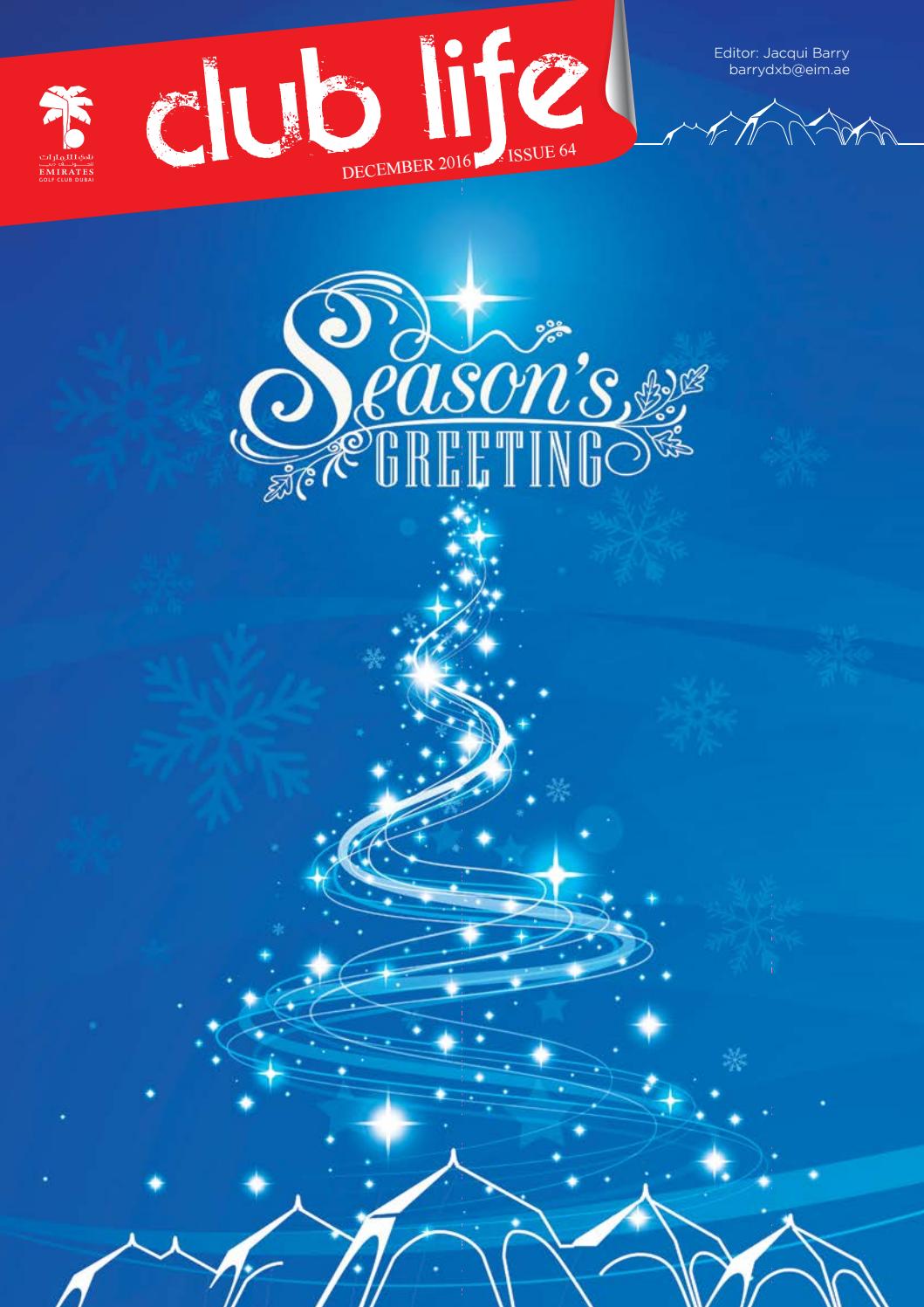 Club Life December by Dubai Golf - Issuu