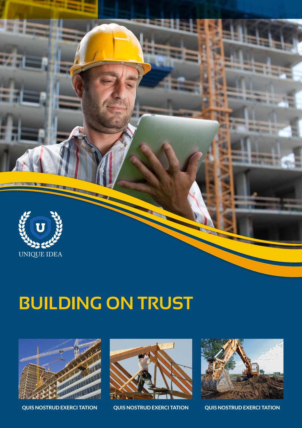 Construction industry brochure template vol3 by OWPictures - Issuu