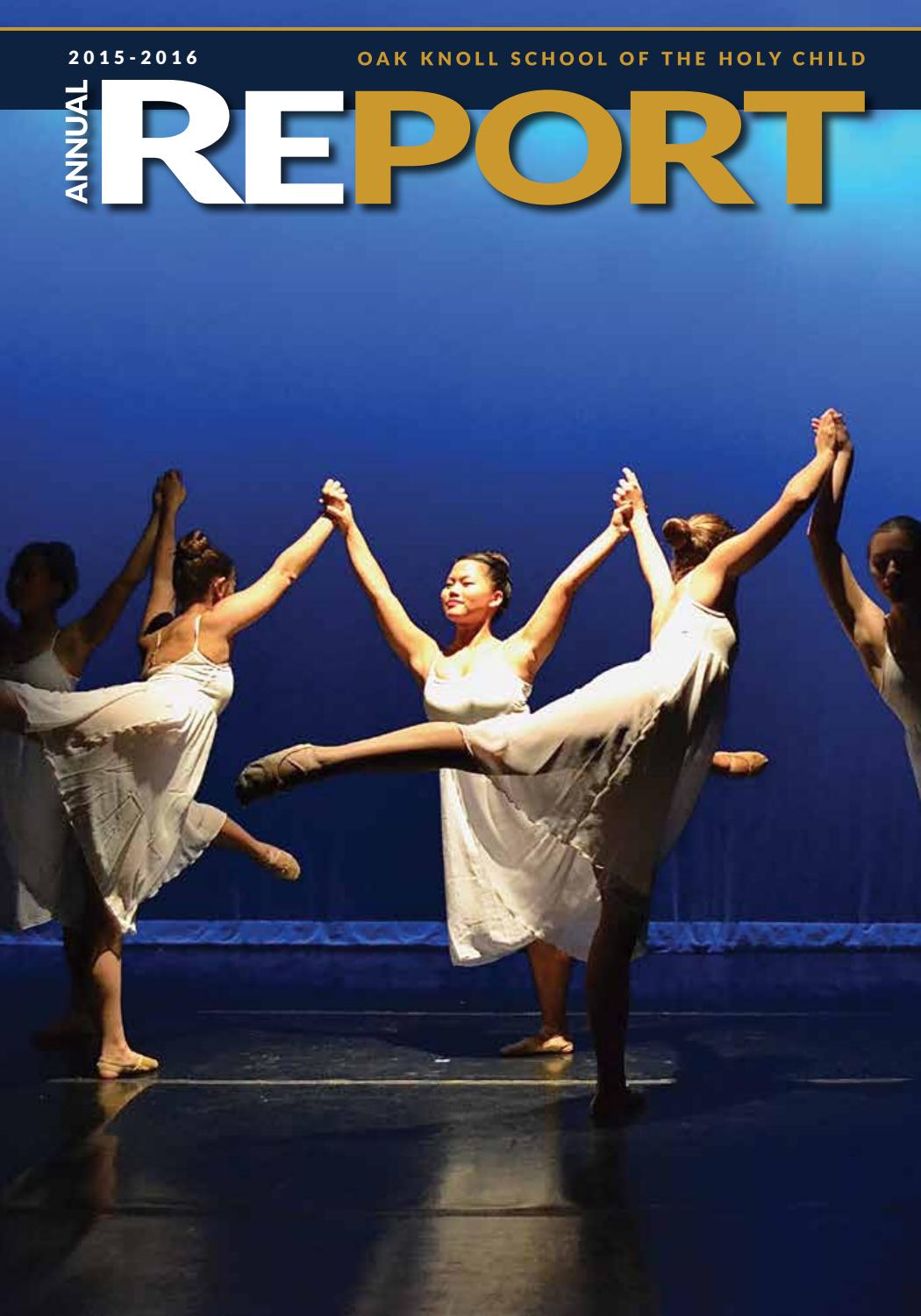Annual Report 2015-16 by Oak Knoll School - Issuu