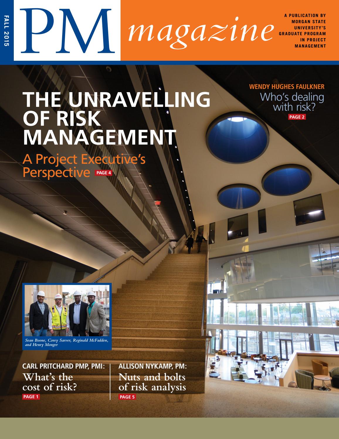 PM Magazine (Fall 2015) by Morgan State University - Issuu