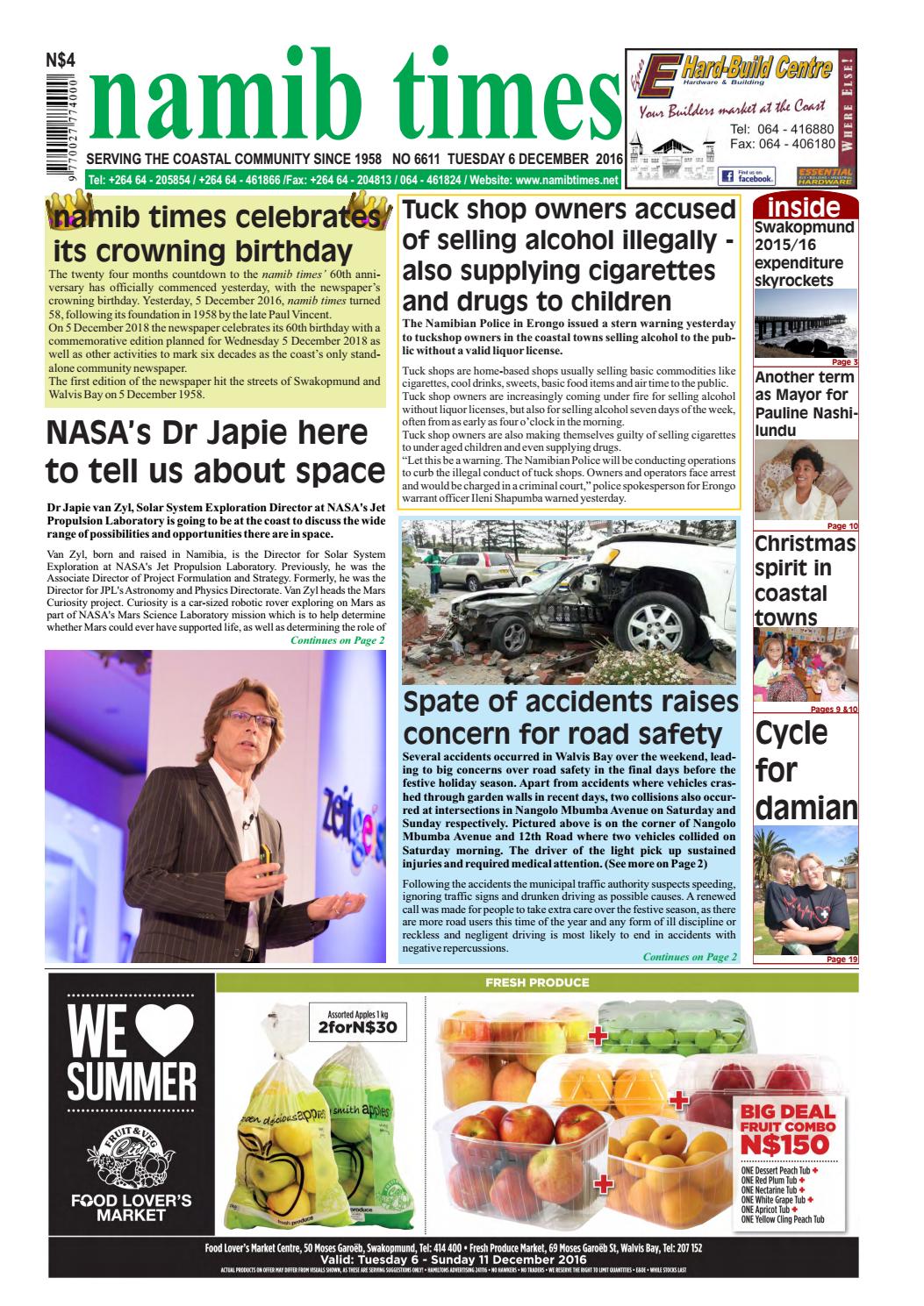 06 december namib times e edition by Namib Times Virtual - Issuu