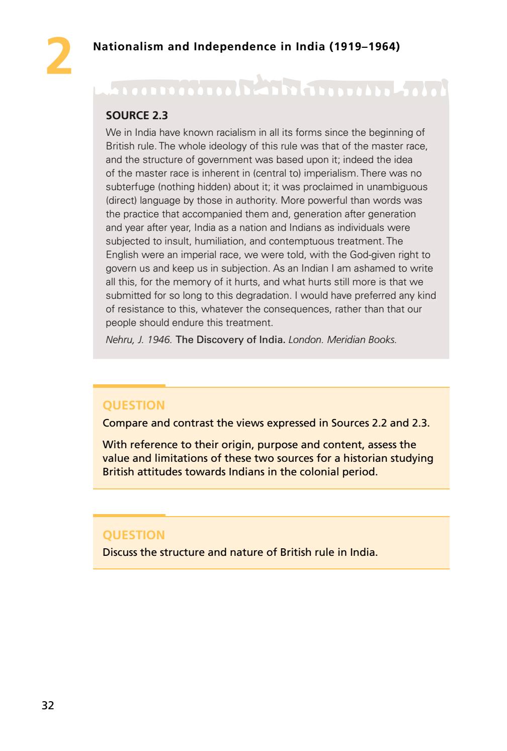 Preview History for the IB Diploma Paper 3: Nationalism and ...