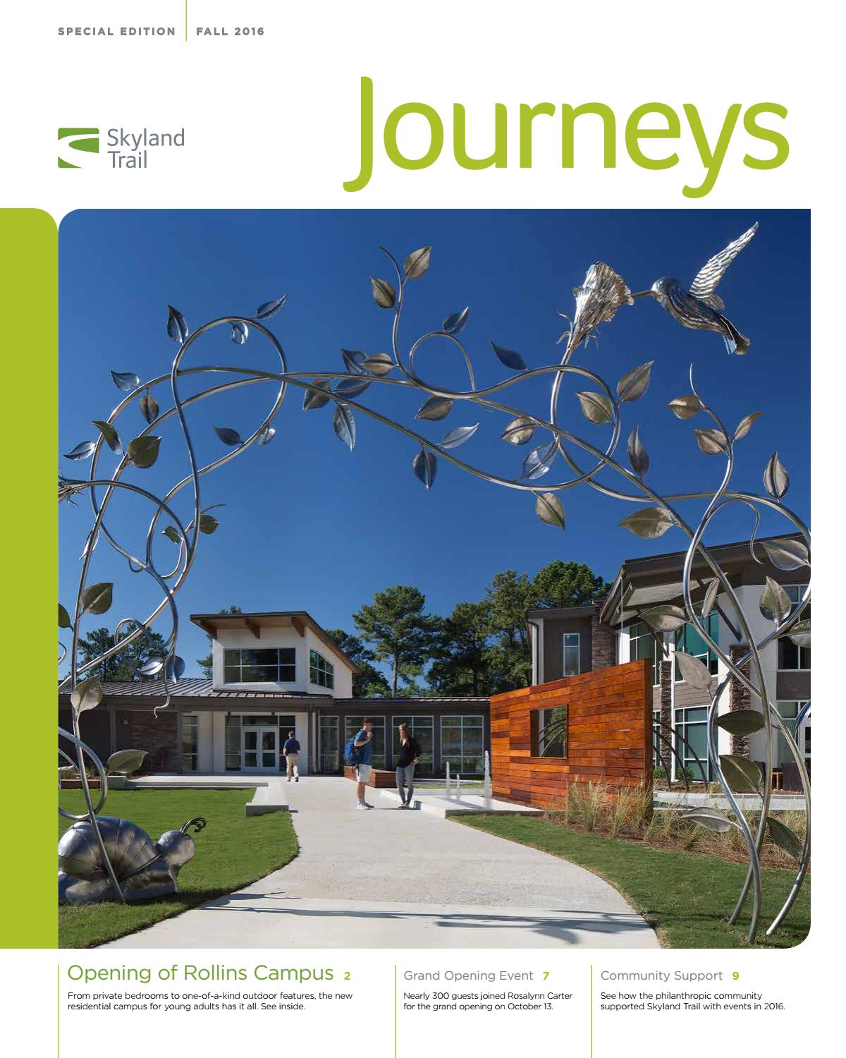 Journeys Magazine 2016: Special Edition by Skyland Trail - Issuu
