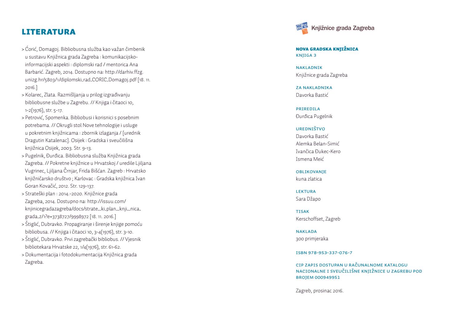 Knjižnica u pokretu by Knjižnice grada Zagreba - Issuu