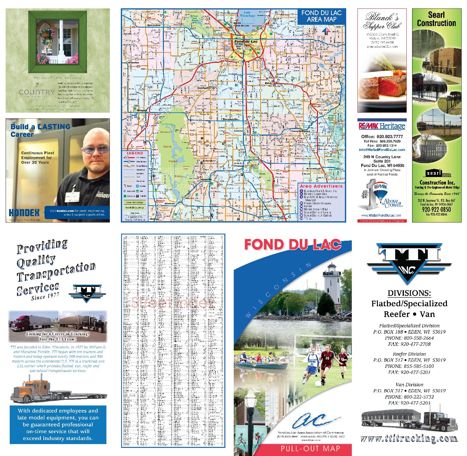 Fond du Lac WI Map Wrap by Town Square Publications, LLC - Issuu