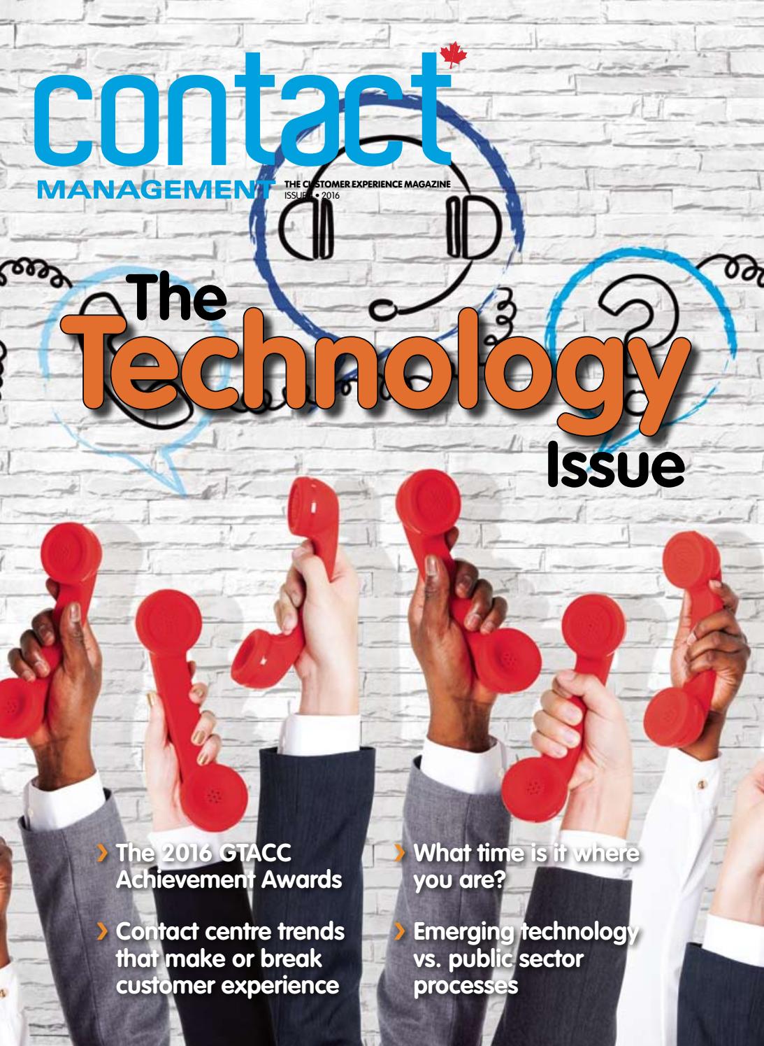 Contact Management Magazine Issue 4 2016 by Lloydmedia Inc - Issuu