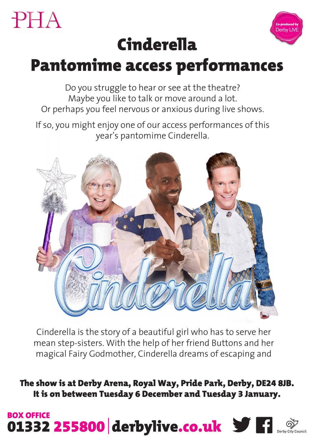 Cinderella access flyer by Derby LIVE - Issuu