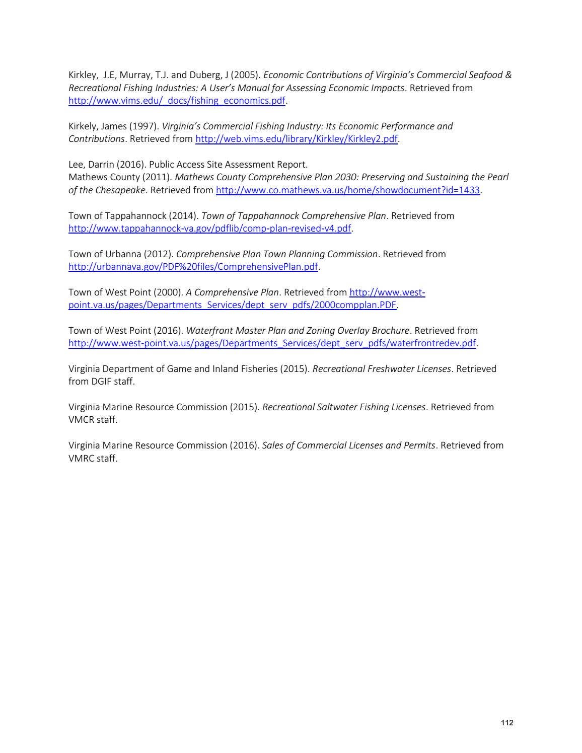 Middle Peninsula Public Access Master Plan by Middle Peninsula Planning ...