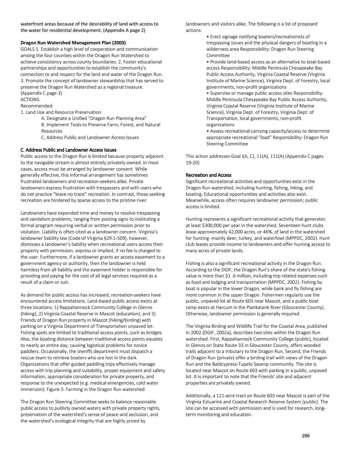 Middle Peninsula Public Access Master Plan by Middle Peninsula Planning ...