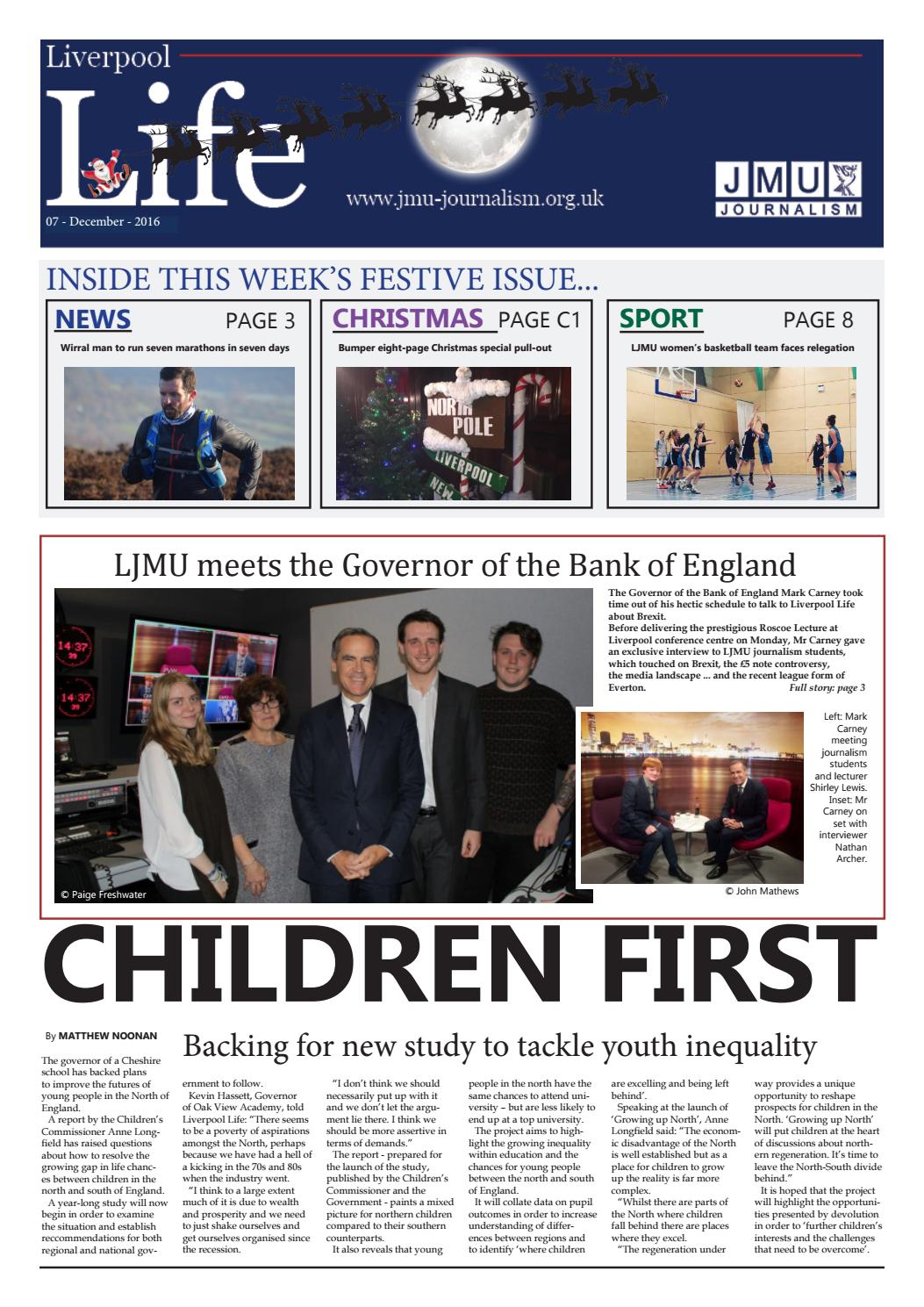 Liverpool Life 5:9 December 7 2016 by Steve Harrison - Issuu