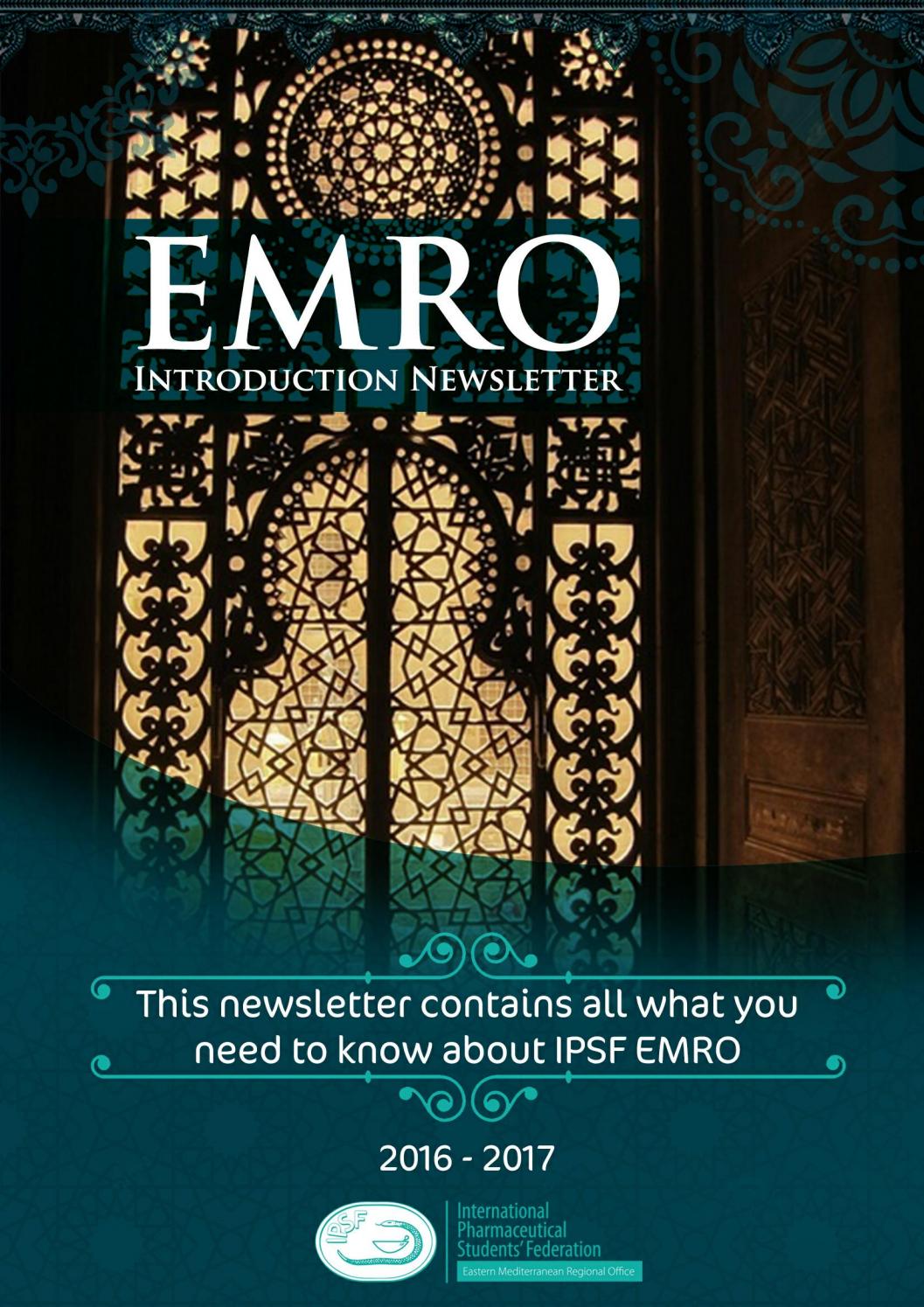 IPSF EMRO Introduction Newsletter 2016-17 by IPSF EMRO - Issuu