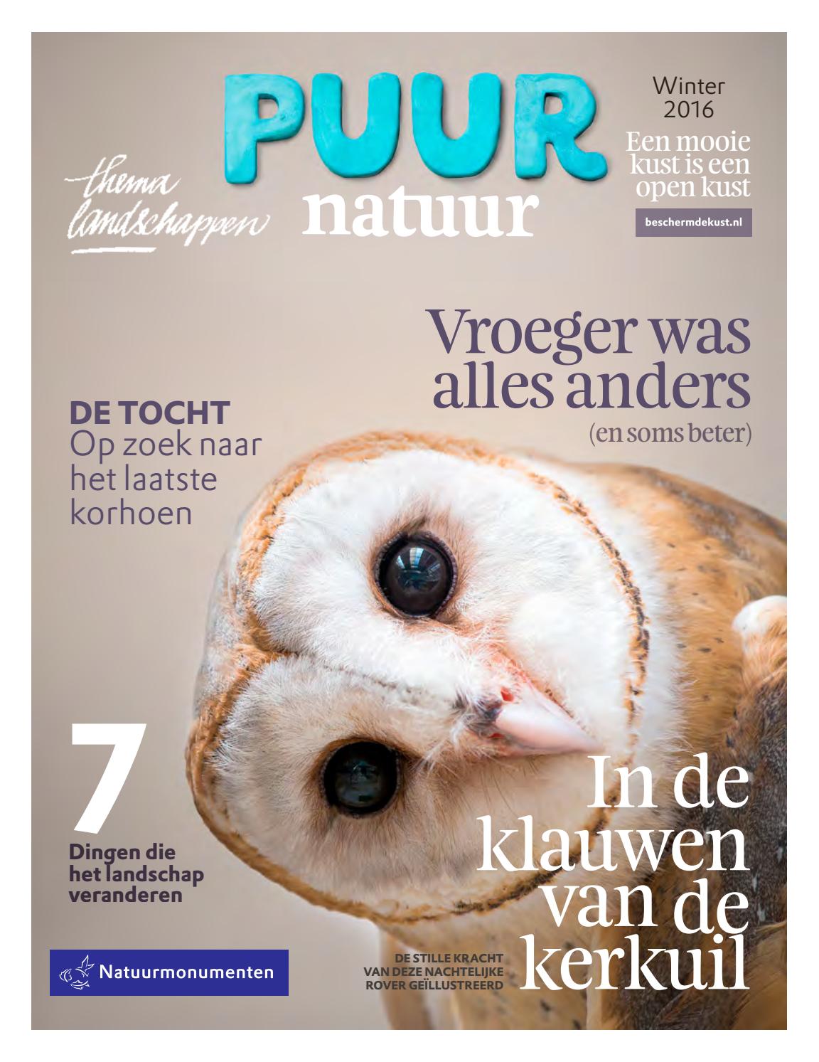 Puur Natuur Winter 2016 - Preview by Natuurmonumenten - Issuu