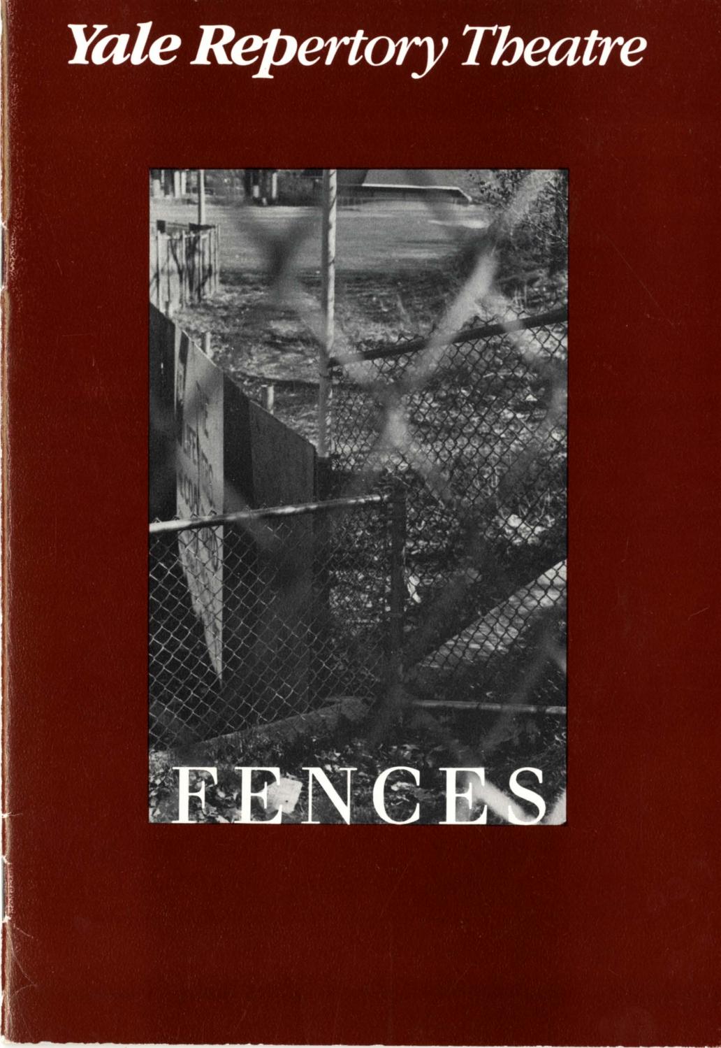 Fences (1985) by David Geffen School of Drama at Yale | Yale Repertory ...