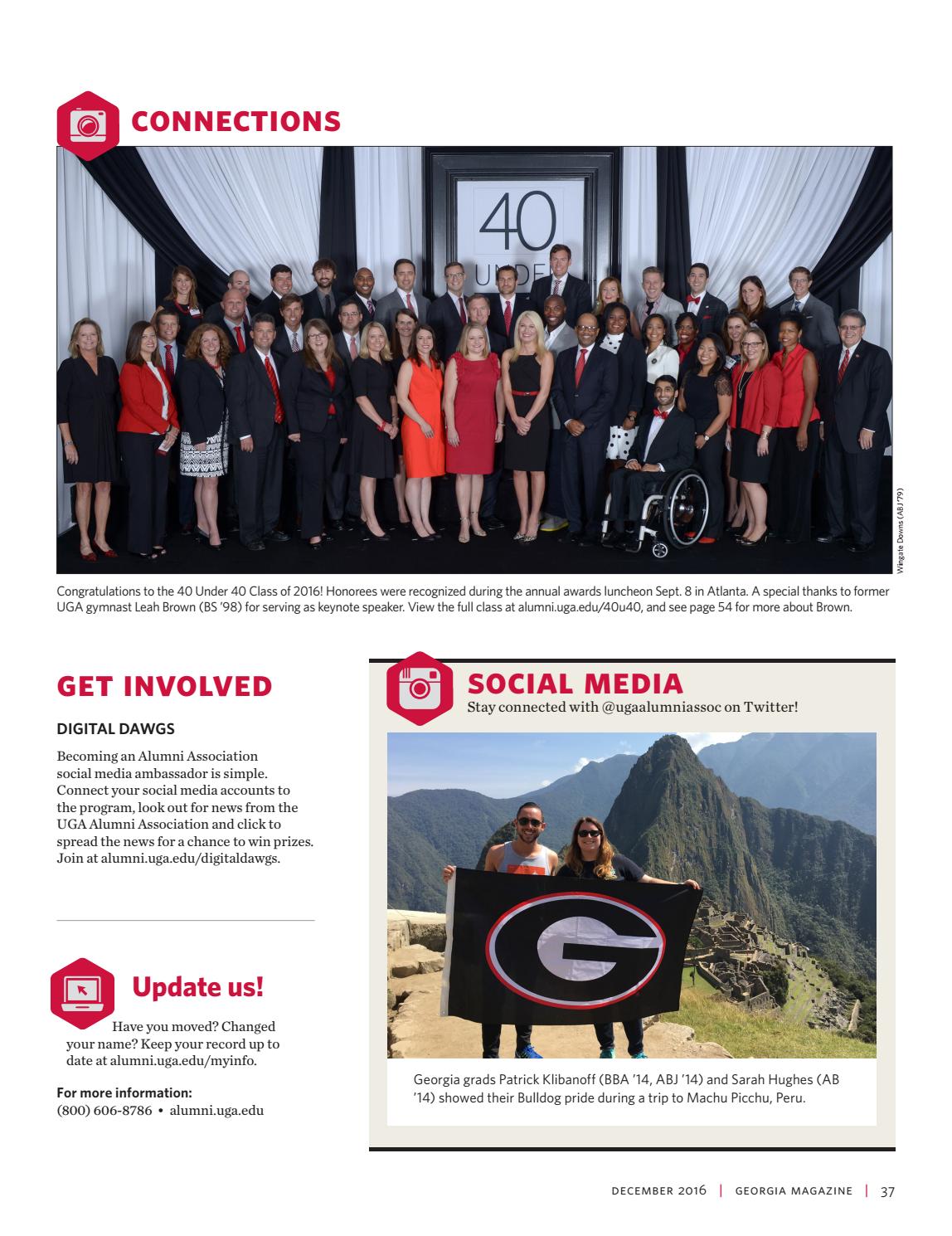 University of Georgia Magazine December 2016 by University of Georgia ...