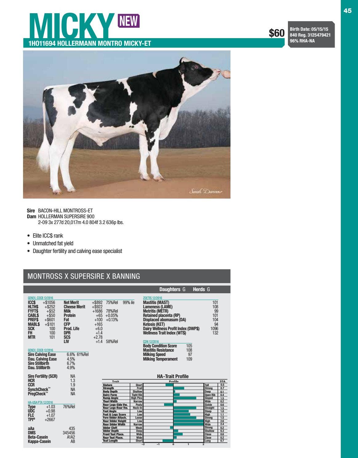 GENEX Holstein Sires by GENEX - Issuu