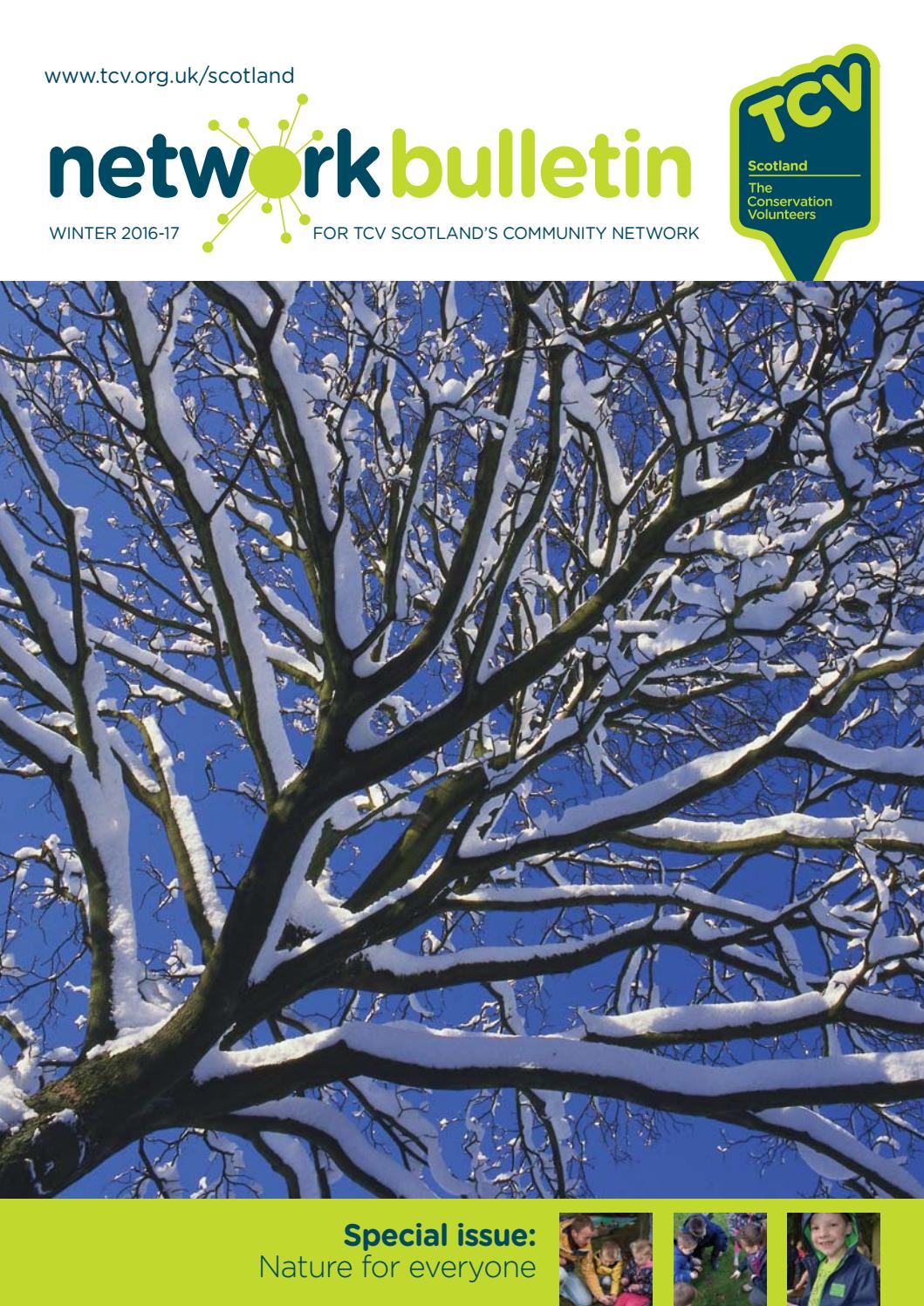 Network Bulletin Winter 2016-17 by TCV Scotland - Issuu