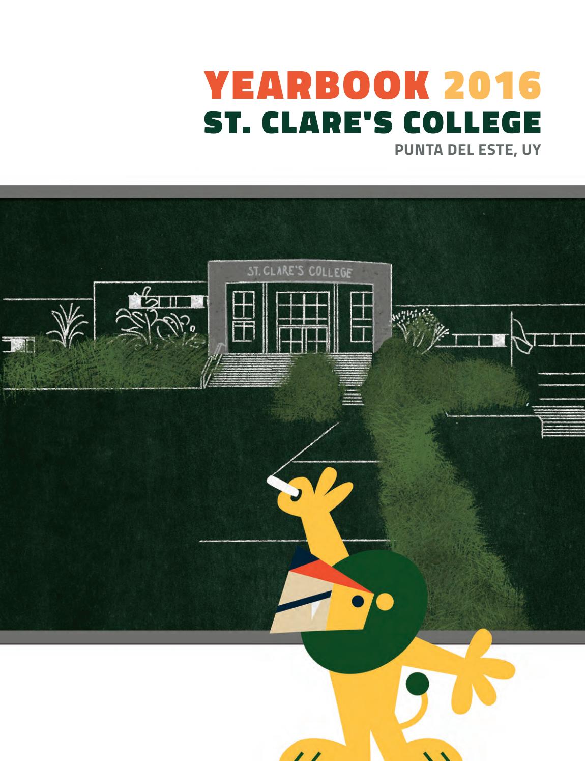 St. Clare's College Yearbook 2016 by Adriana Fernandes - Issuu
