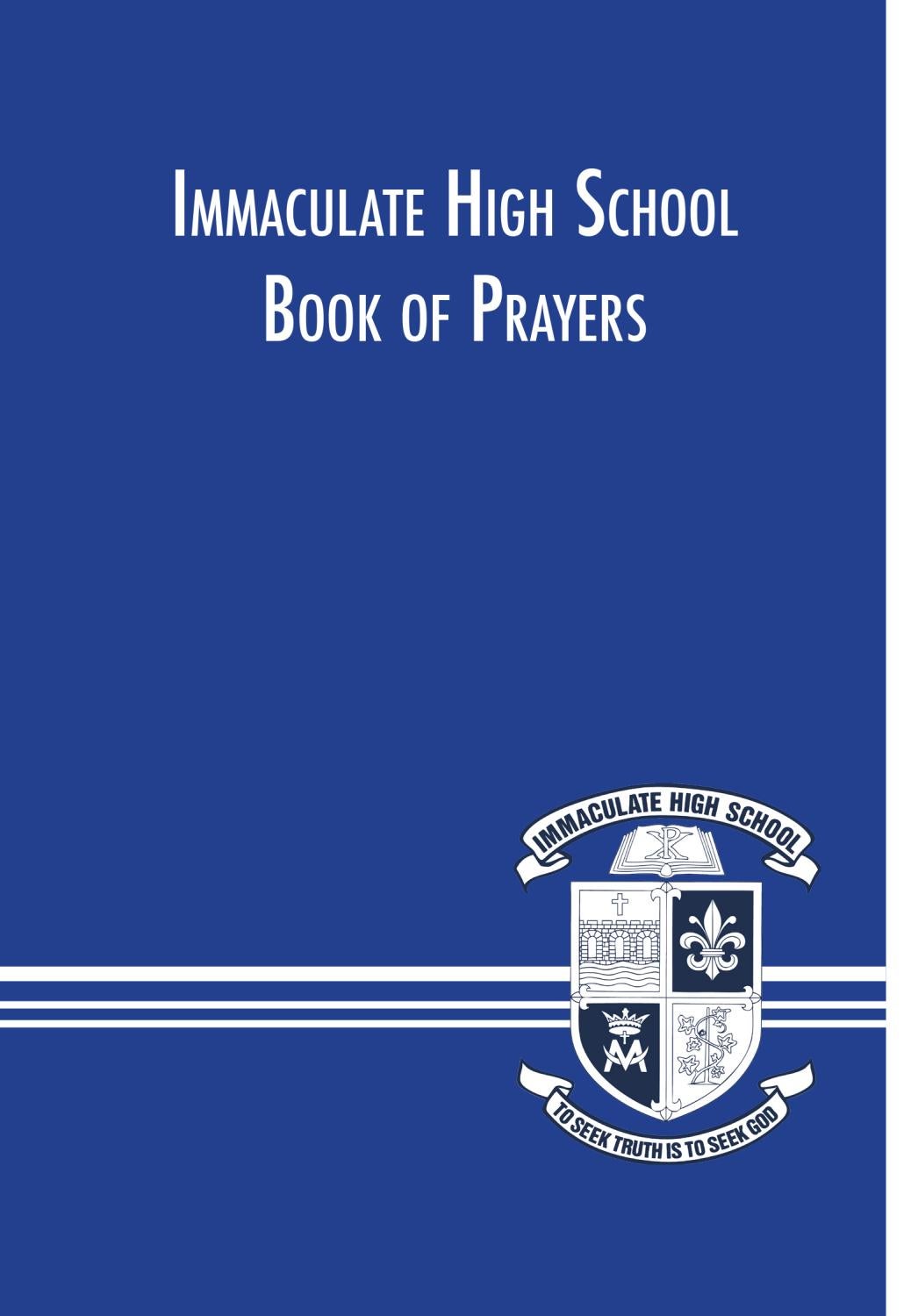 Final prayerbook by Immaculate High School - Issuu