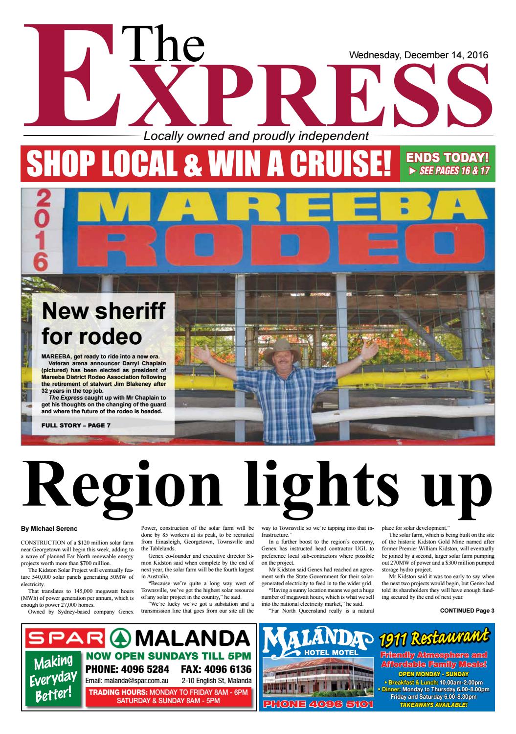 The Express Newspaper 14th December 2016 by Carlo Portella - Issuu