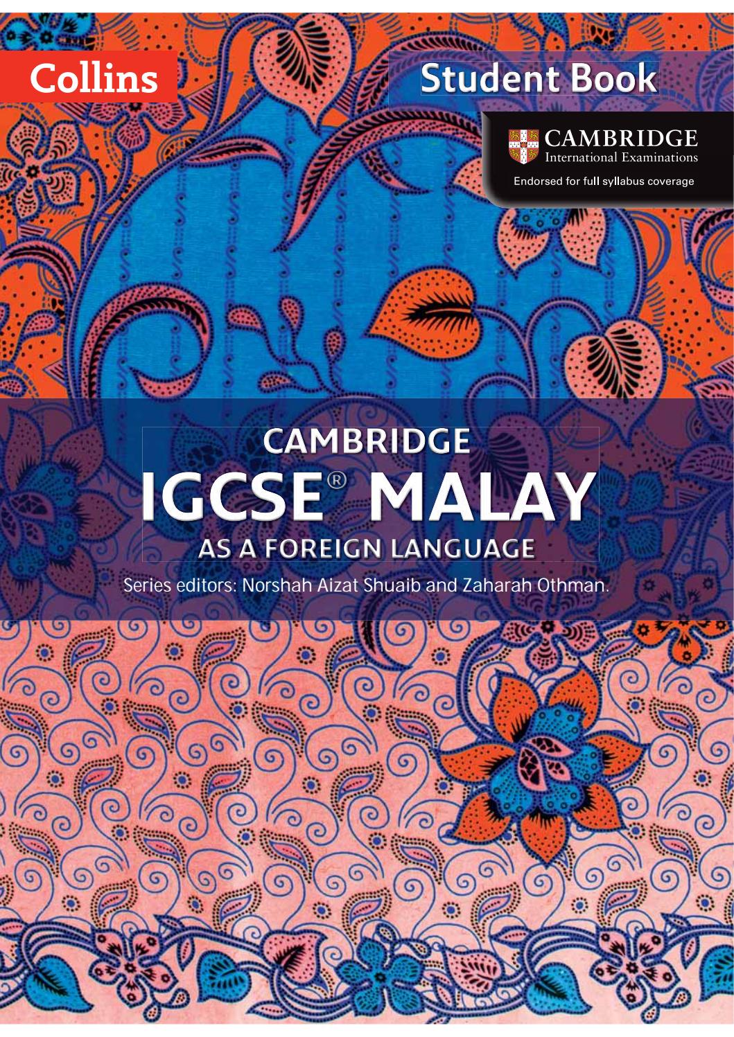 Collins Cambridge IGCSE Malay Sample by Collins - Issuu