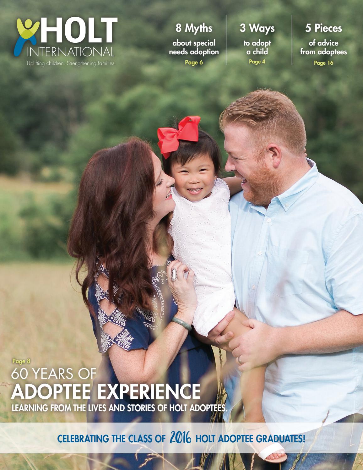 2016 Adoption Issue by Holt International Children's Services - Issuu