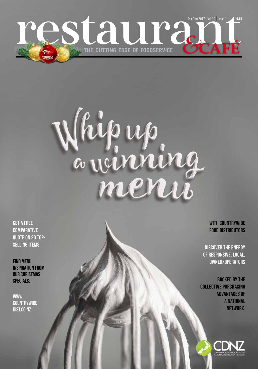 Restaurant & Café Magazine // December/January 2017 by Review ...