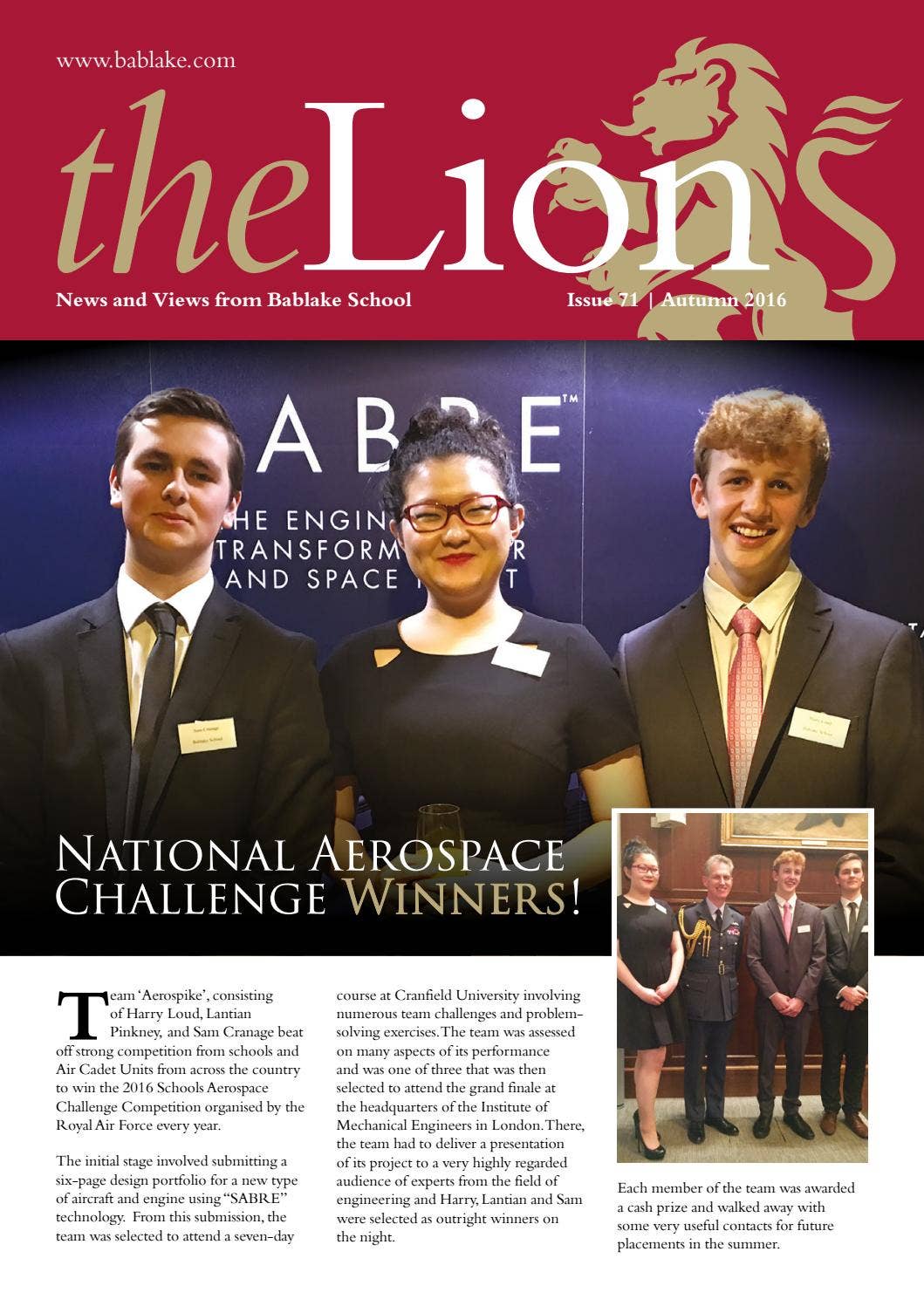 The Lion - Issue 71 by Bablake - Issuu