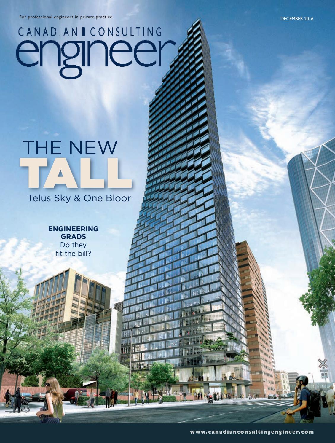 Canadian Consulting Engineer december 2016 by Annex Business Media - Issuu