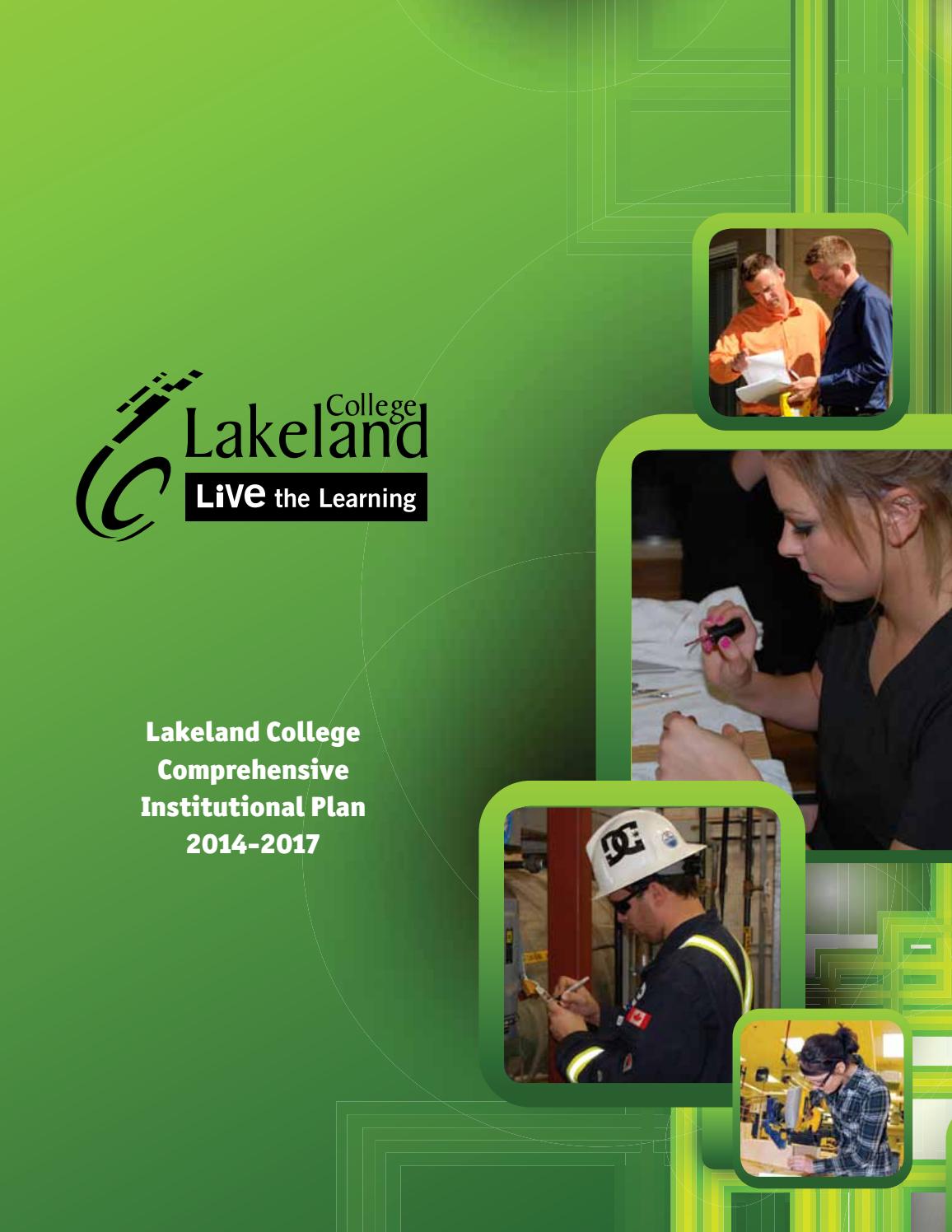 Lakeland College Comprehensive Institutional Plan 2014-2017 by Lakeland ...