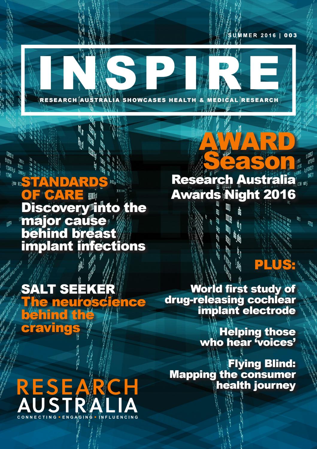 Research Australia INSPIRE magazine Summer 2016 by Research Australia ...